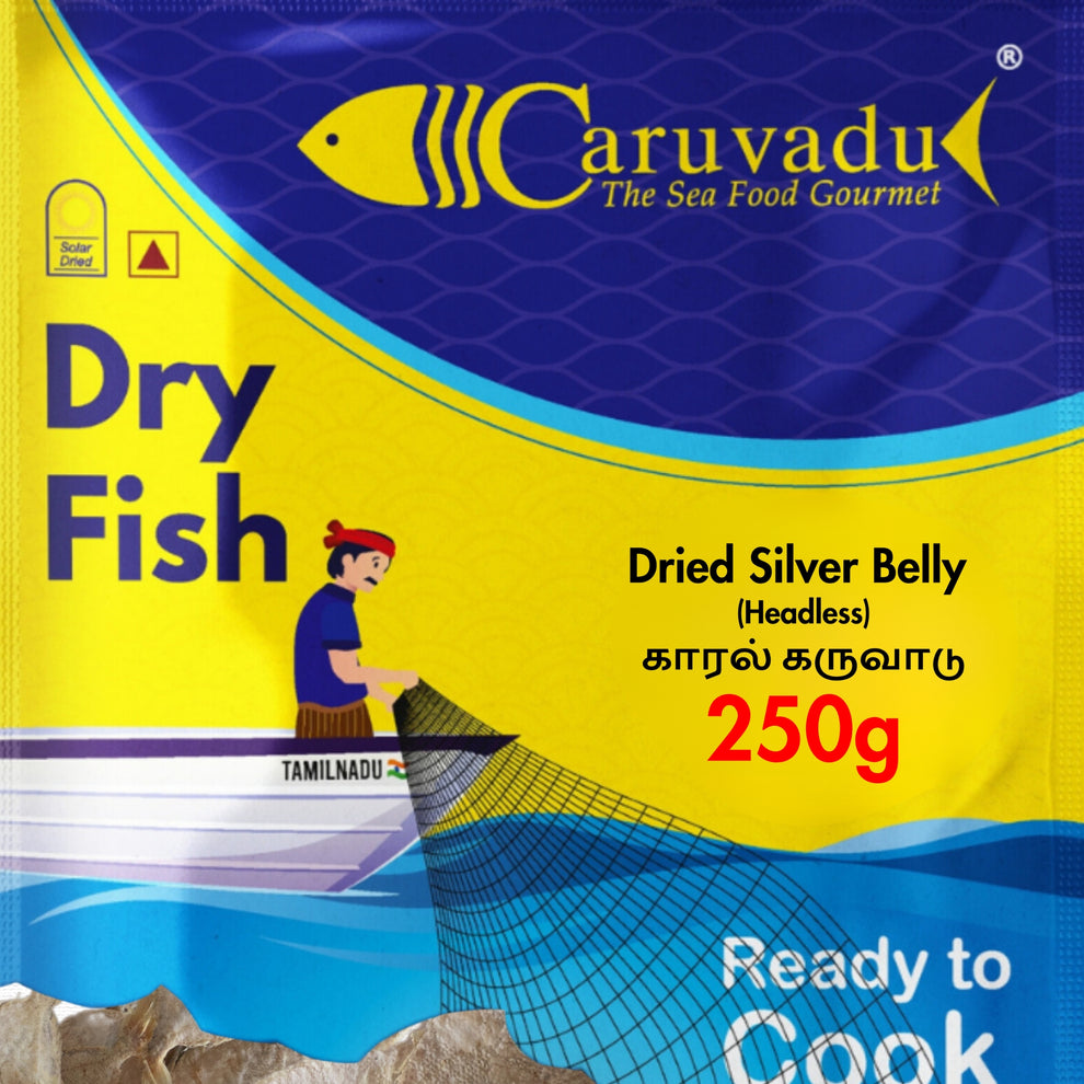 Dry Silver Belly Headless Fish – Ready to Cook & Full of Flavor – CARUVADU